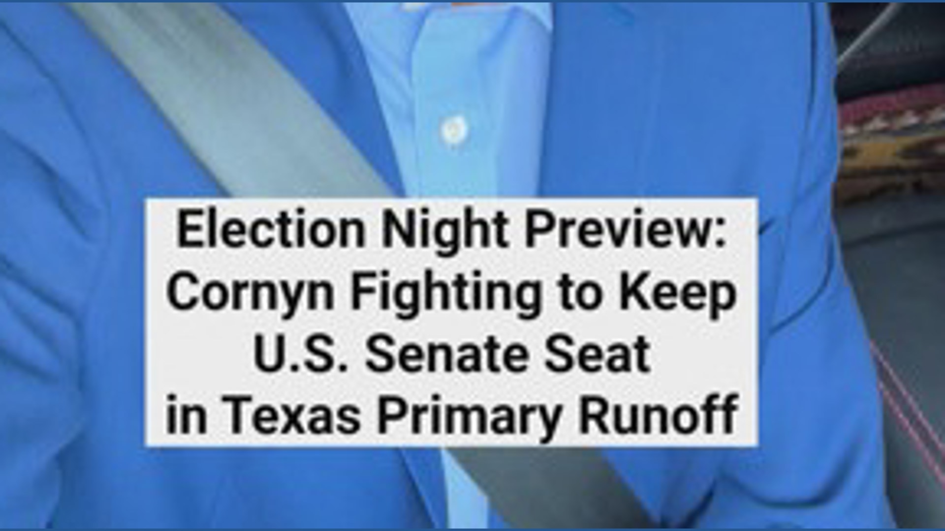 John Cornyn fighting to keep US Senate seat