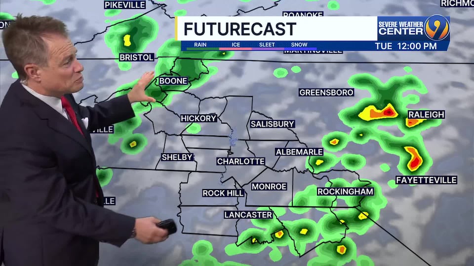 Monday evening's forecast with Chief Meteorologist John Ahrens