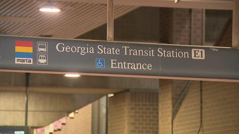 Suspect at large in GSU MARTA station stabbing
