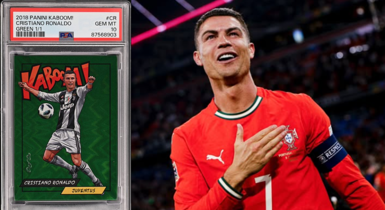 Most expensive Cristiano Ronaldo card just got sold for record-breaking ...