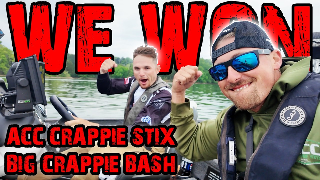 We won! Crappie fishing tournament on Watts Bar (ACC Big Crappie Bash)