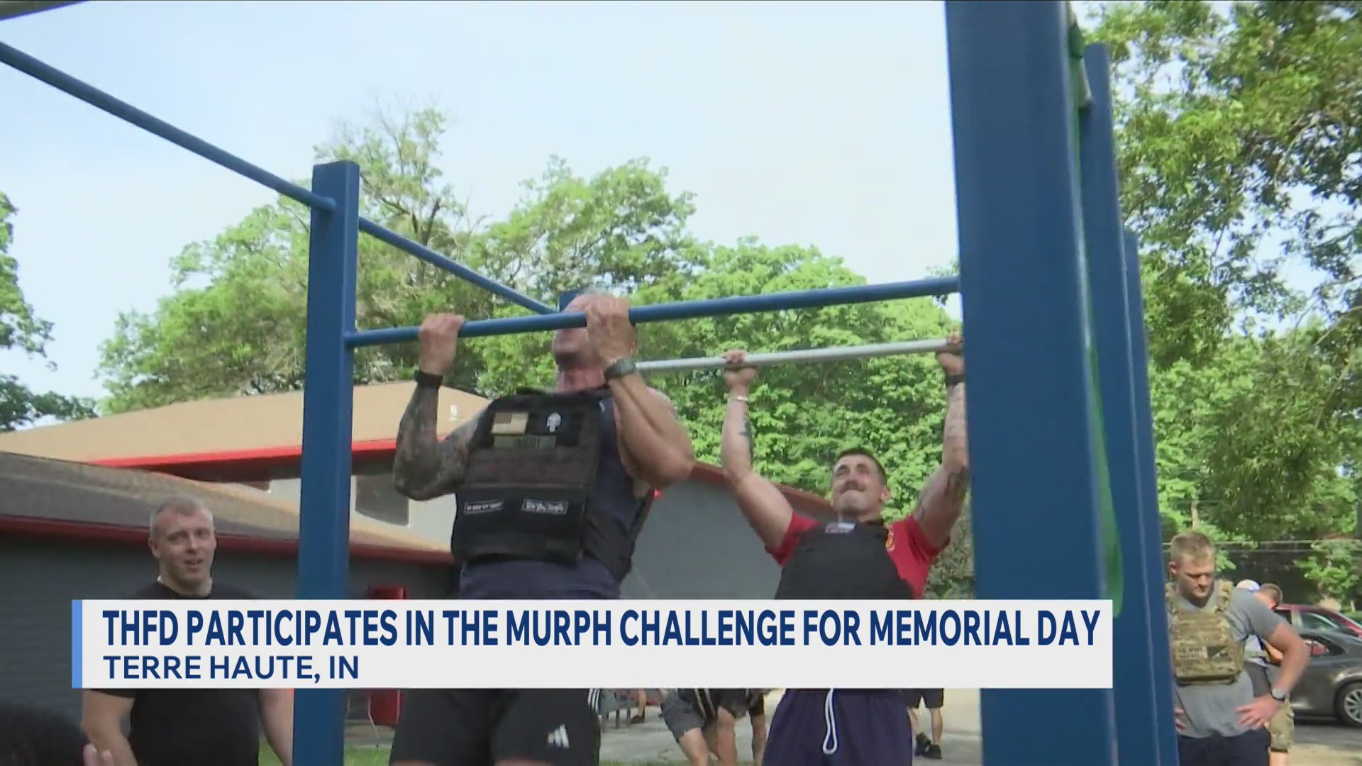 Terre Haute firefighters honor the fallen with 'The Murph'