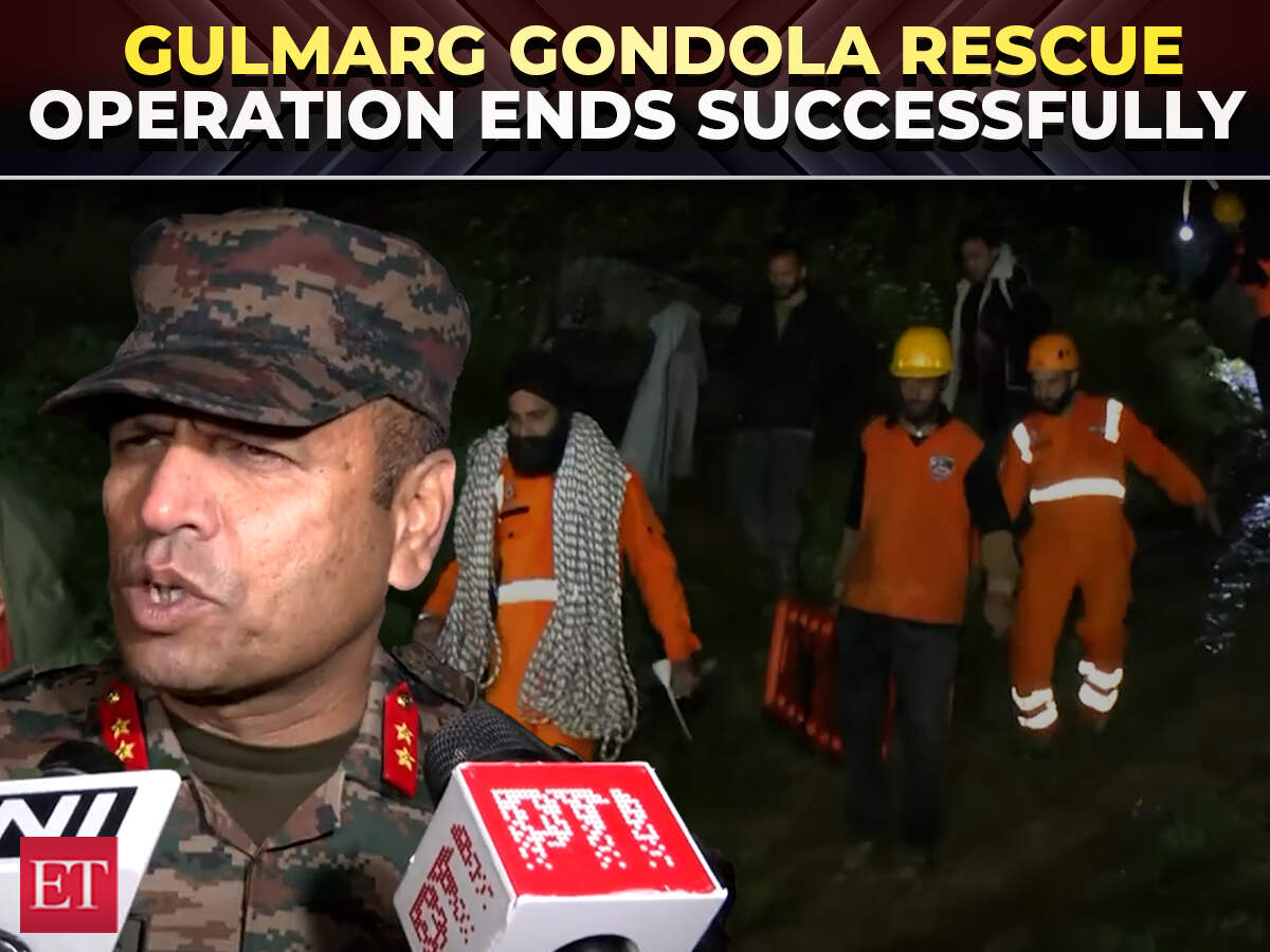 Indian Army, along with SDRF and J&K Police, concludes cable car halt ...