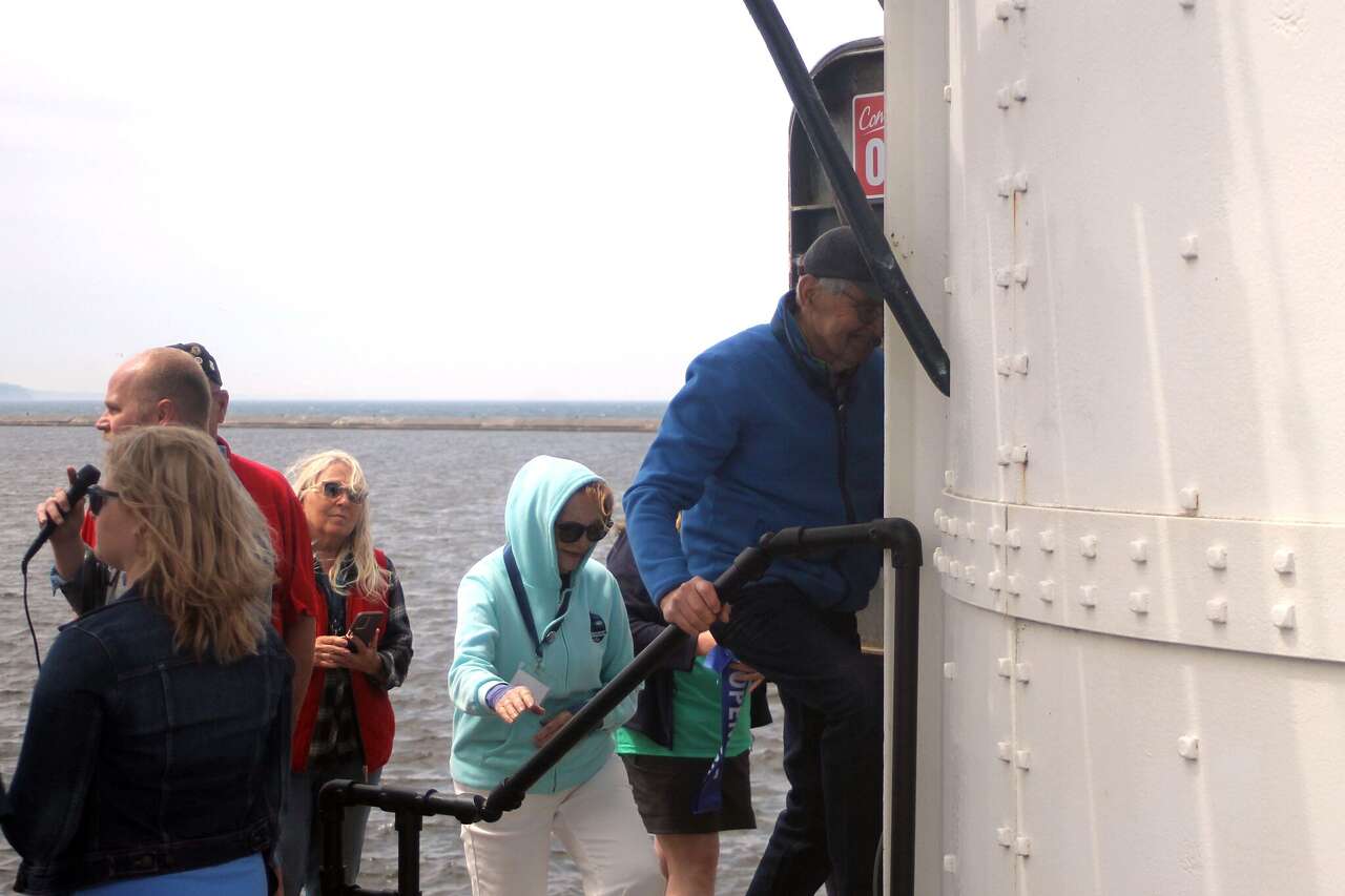 Photos: Restored Manistee lighthouse opens for public tours