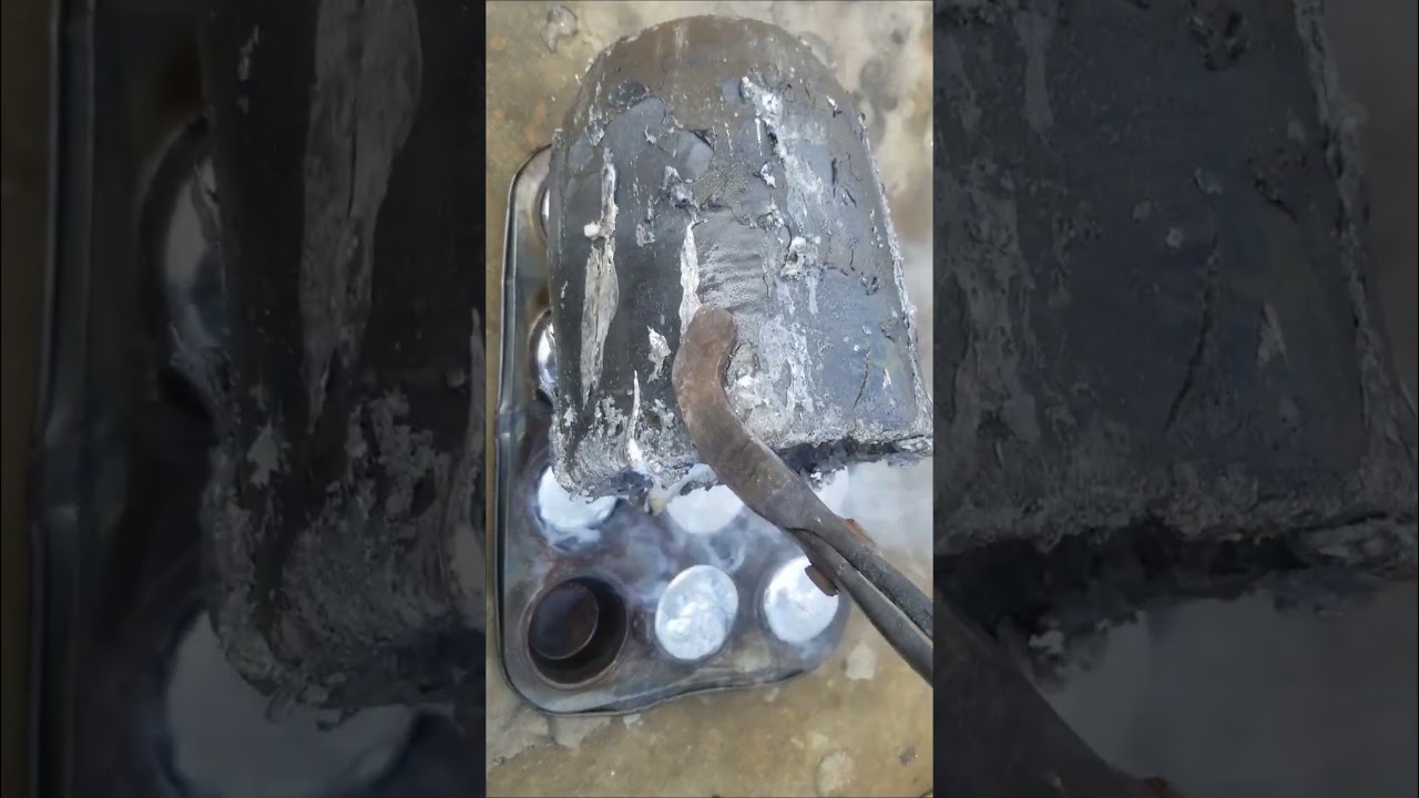 Melting dozens of bike clutch levers #trending #viral #asmr #metal