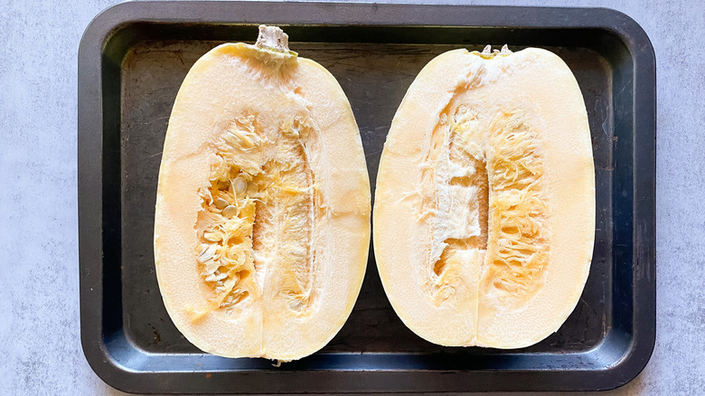 Buffalo chicken spaghetti squash recipe