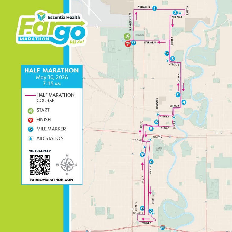 Drivers urged to plan ahead for Fargo marathon road closures