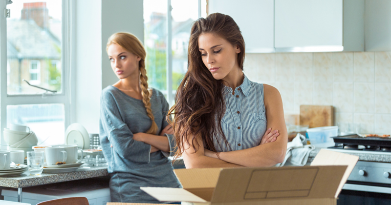 PhD student lives with her friend and pays $200/mo for a room, but ...