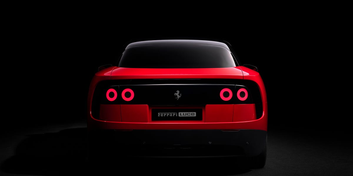 See the interior of the 2027 Ferrari Luce in full detail