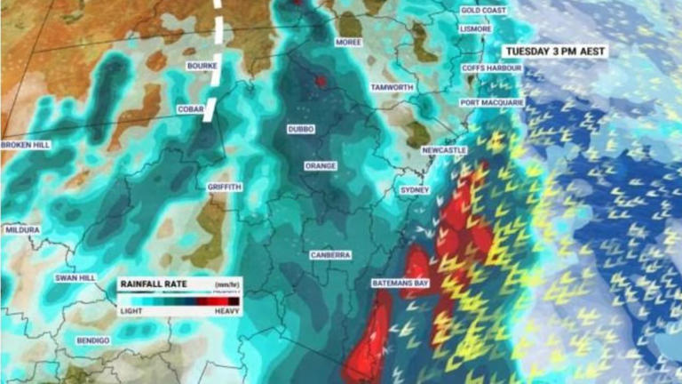 Major rain event to drench Australia