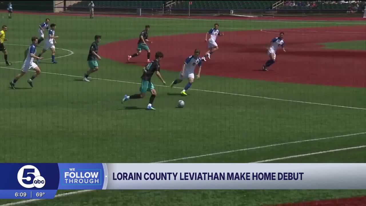 Fanfare, excitement mark Lorain County Leviathan FC home debut