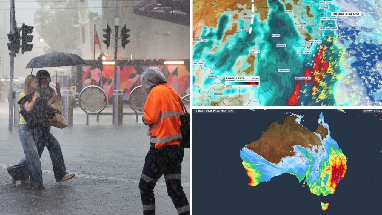 Major rain event to drench Australia