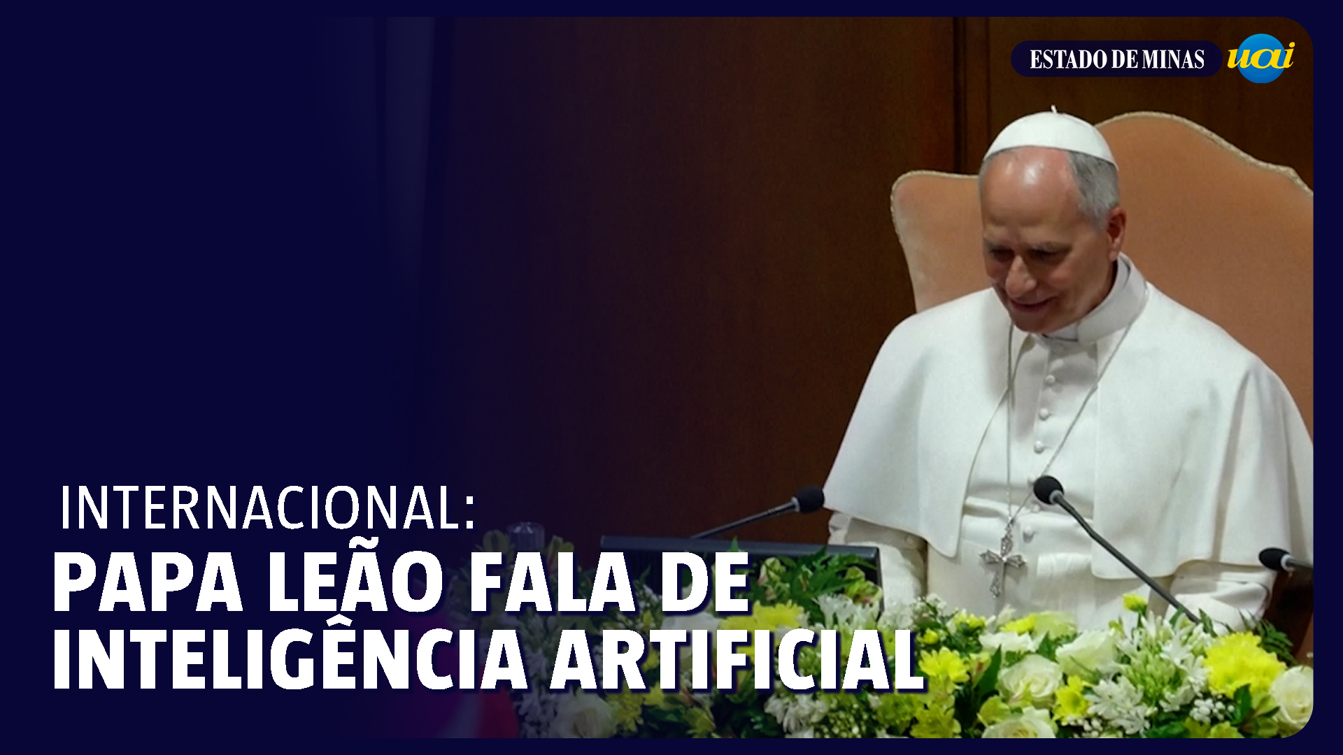 Papa pediu que humanidade lute contra a IA
