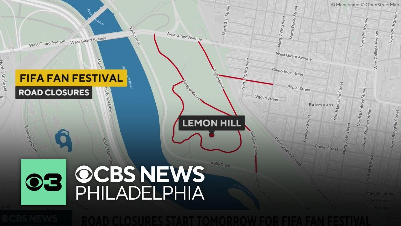 Road closures near Lemon Hill in Philadelphia begin Tuesday for FIFA ...