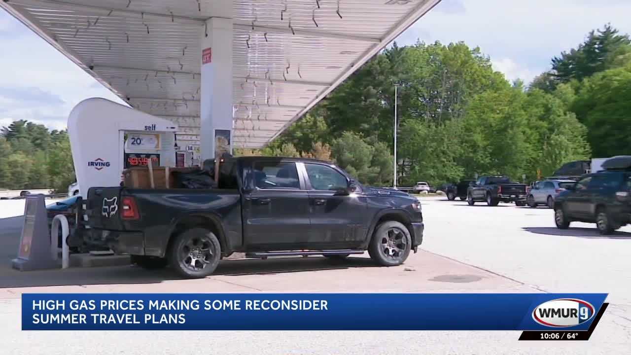 Granite State travelers reconsider summer plans amid high gas prices