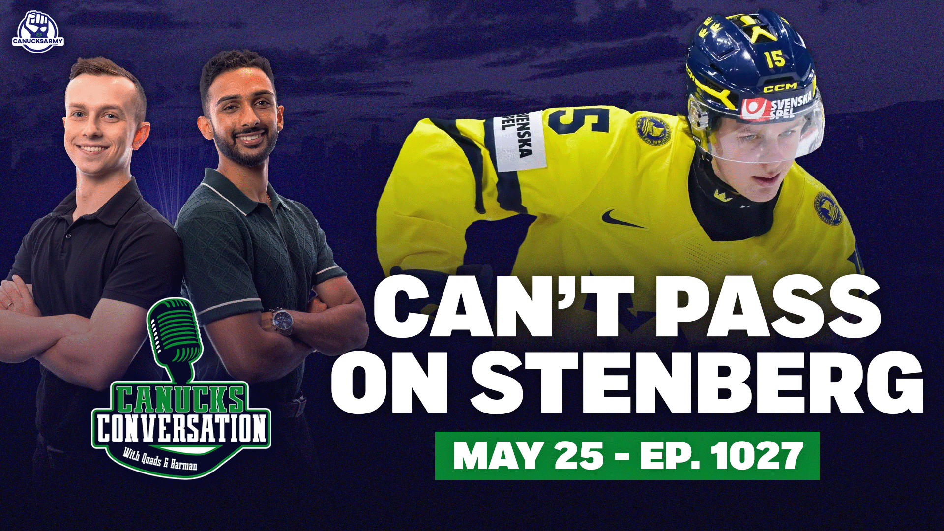 The Canucks cannot pass on Ivar Stenberg