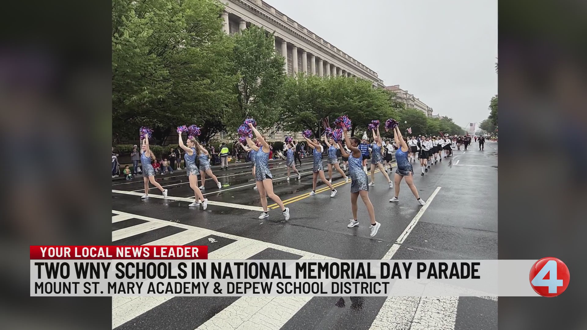 Local schools take part in national Memorial Day parade