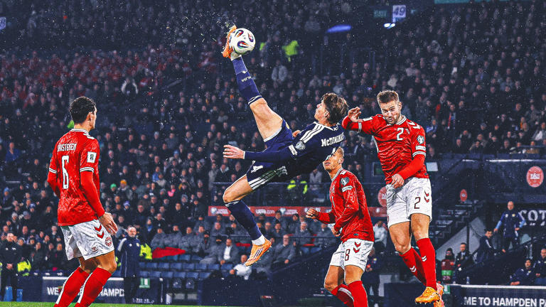 Scotland celebrates World Cup return with Scott McTominay bicycle kick ...