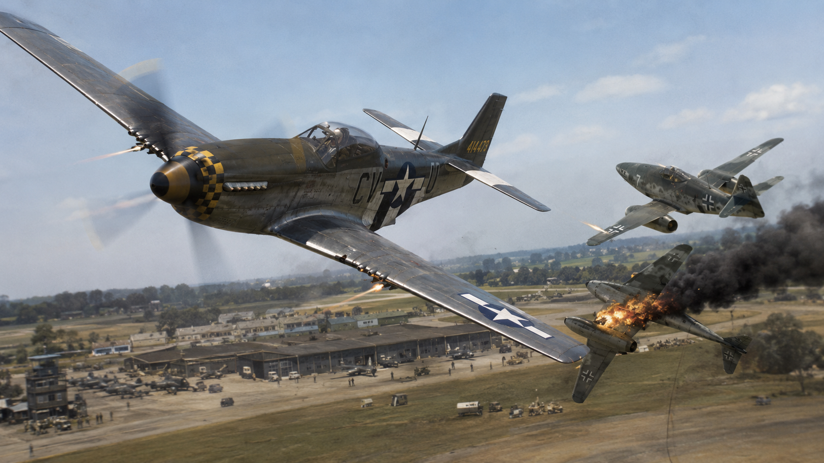 When a P-51 Mustang took on Hitler’s secret Me 262 jet
