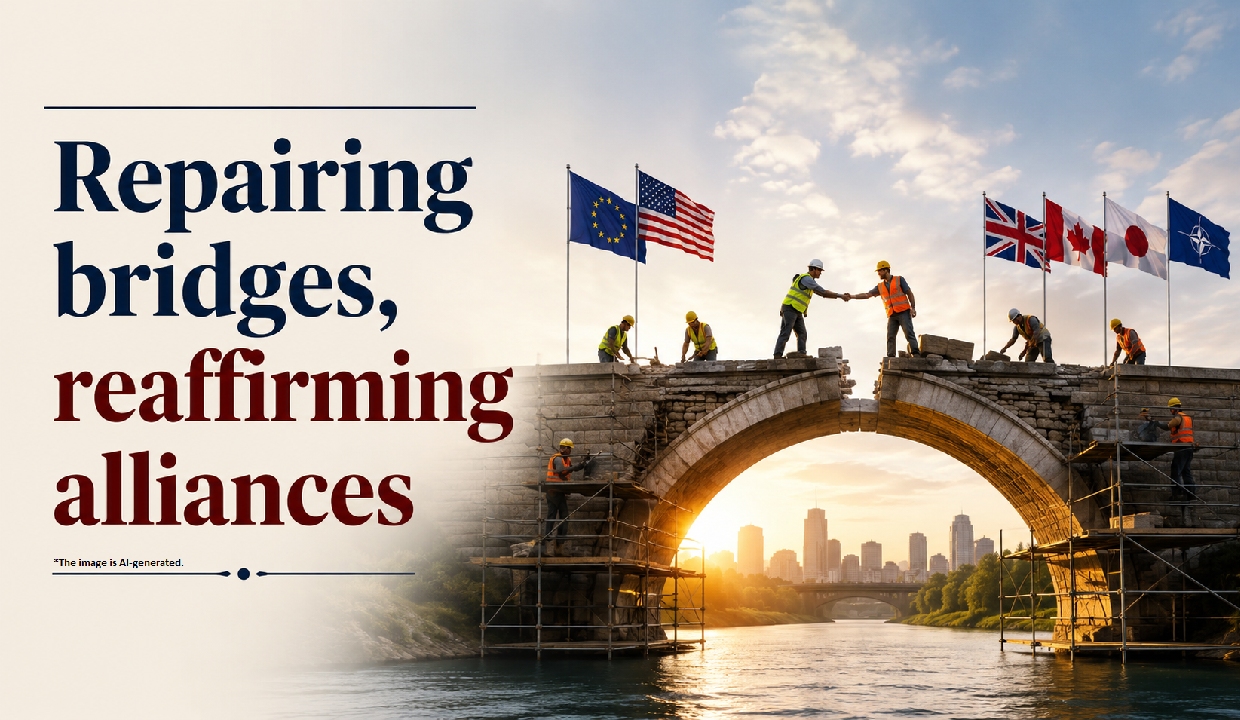 Repairing bridges, reaffirming alliances