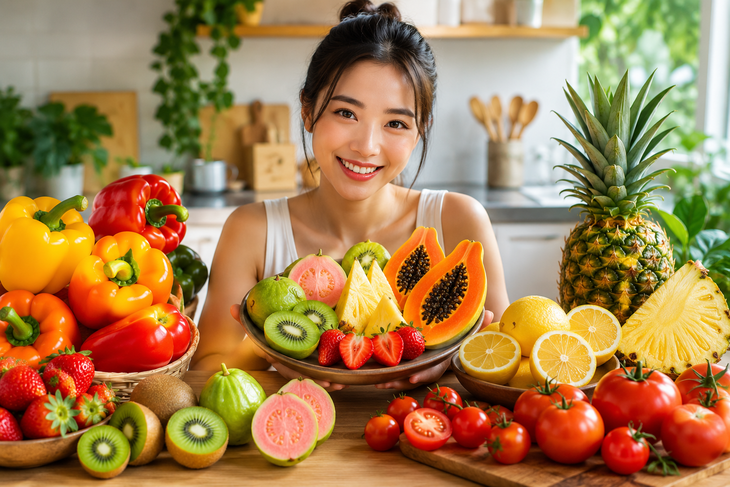 Bổ sung vitamin C: Cam không phải lựa chọn duy nhất