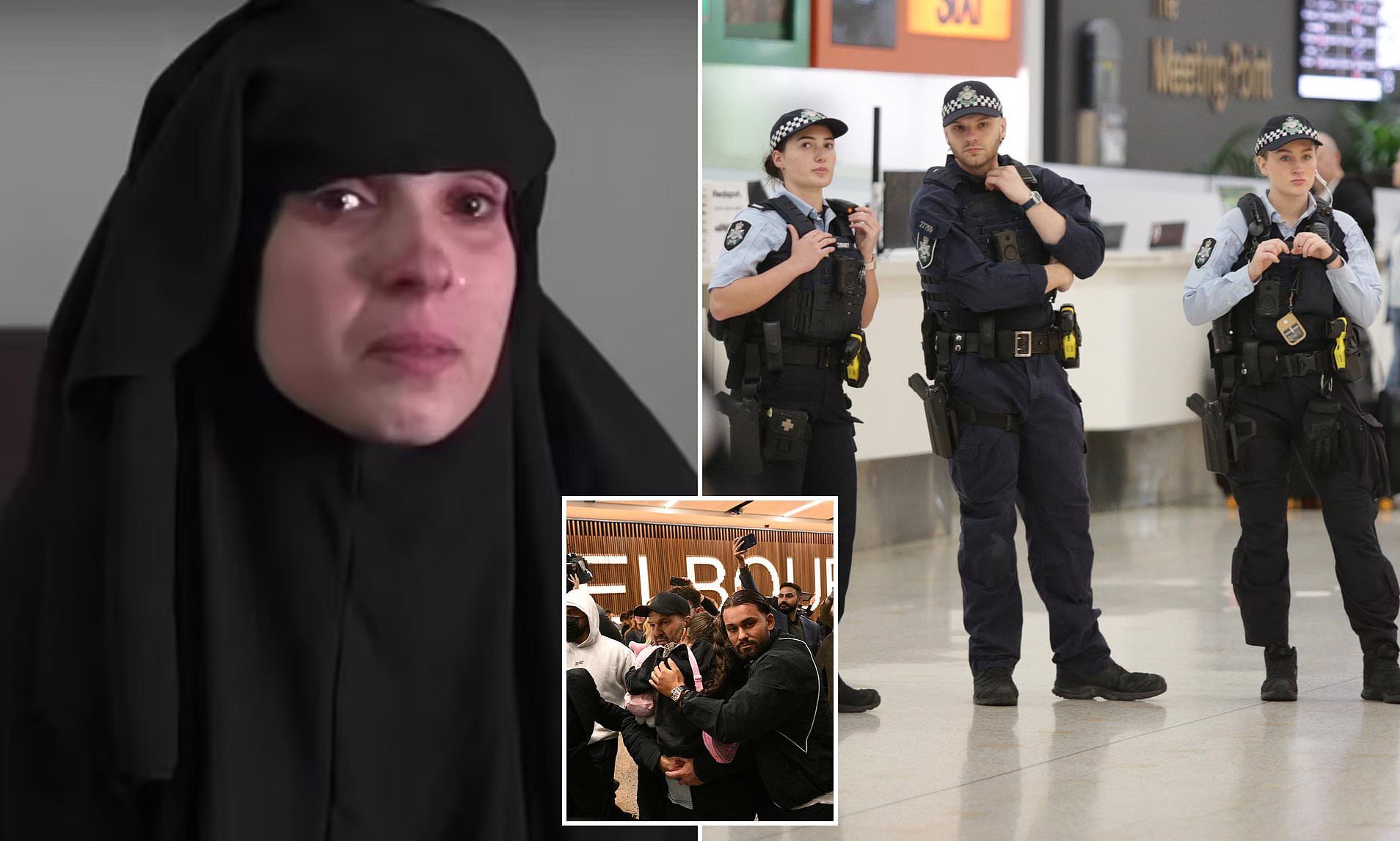 The 19-strong group of ISIS brides and their children returning tonight ...