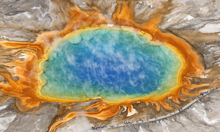 Incredible photo shows the sheer size of one of the world's largest hot ...