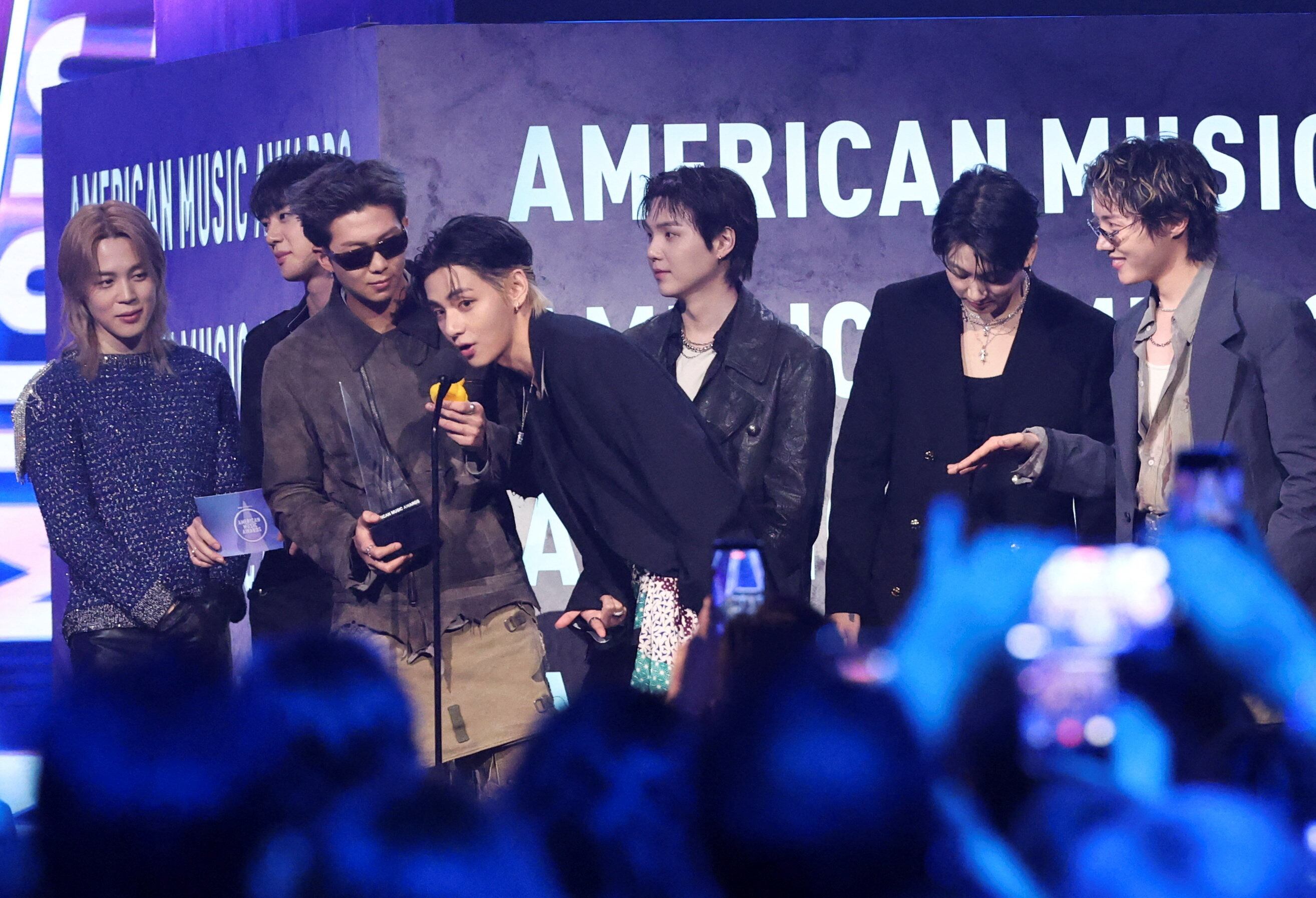 BTS wins 'Song of the Summer' at American Music Awards