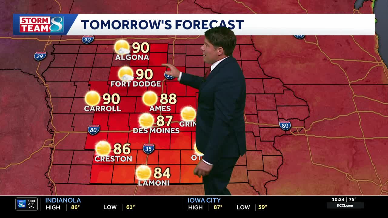 Iowa weather: Staying warm with hit or miss rain chances through the ...