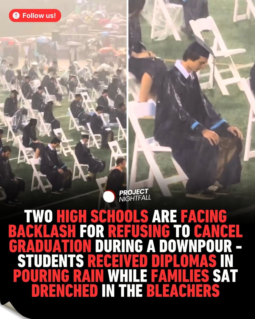Graduation nightmare: Schools force seniors through soaked chaos and ...