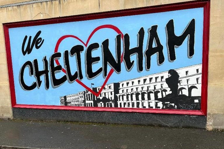Street artist lifts the mood at sad-looking Cavendish House site