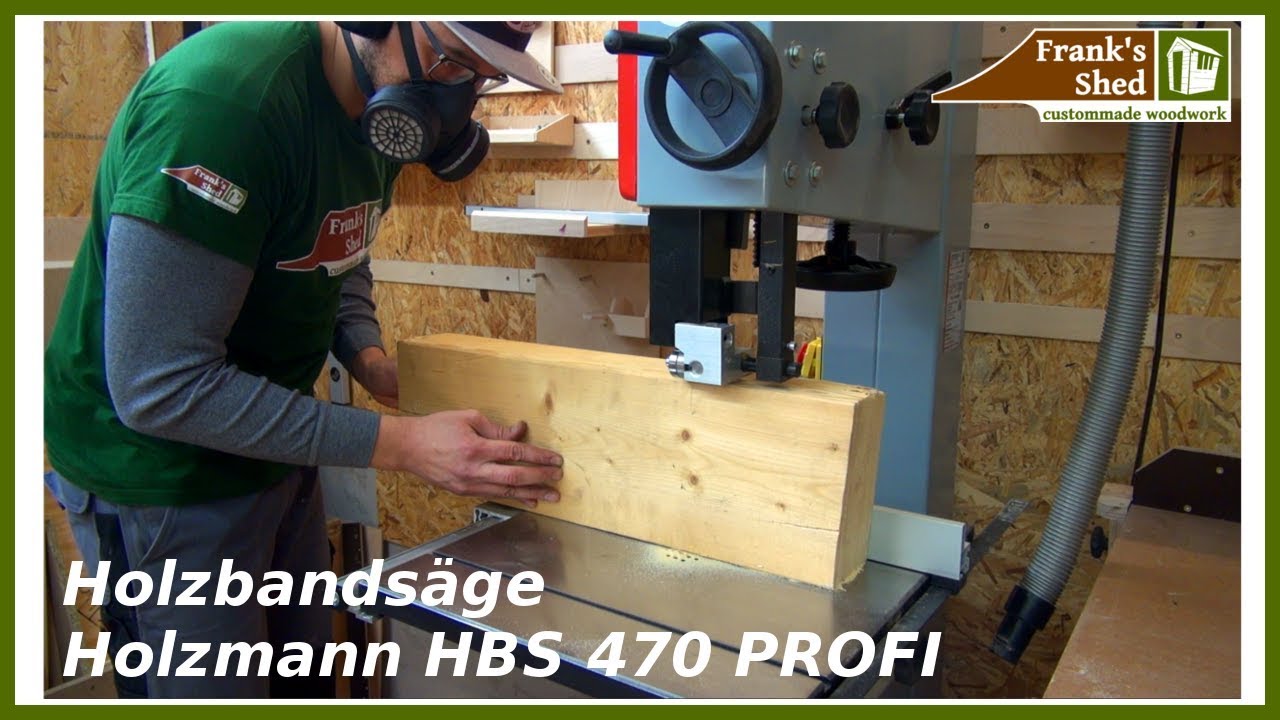 Profi-Bandsäge für Heimwerker | Test - einstellen - arbeiten | Holzmann ...