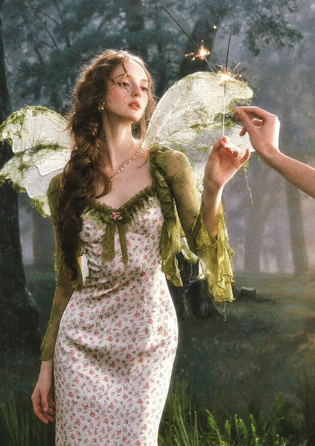 Move over clean girl minimalism, fairycore summer is peaking in fashion ...