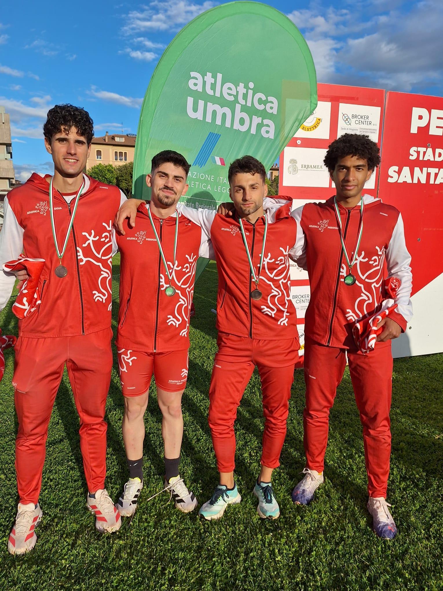 Traguardo. L’atletica Perugia conquista la B Vossi: "Un grande risultato"