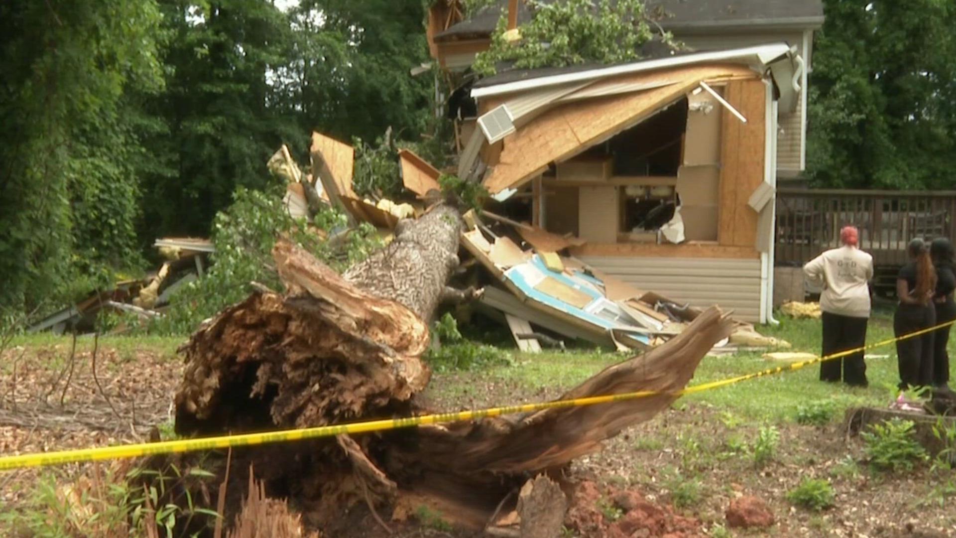 Metro Atlanta family looking to rebuild their life after tree destroys ...