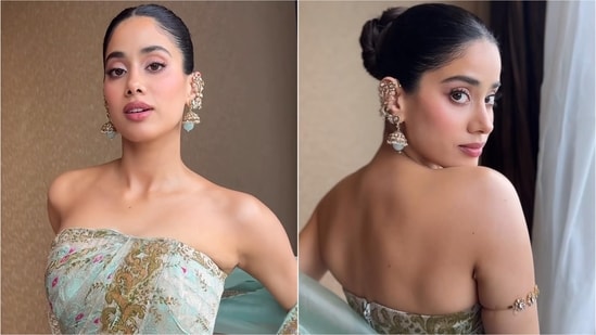 Janhvi Kapoor gives traditional Banarasi weave a modern twist in dreamy ...