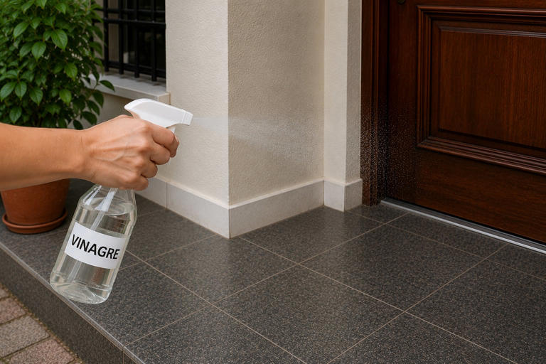 Rociar vinagre en la entrada de una casa: para qué sirve y por qué lo ...