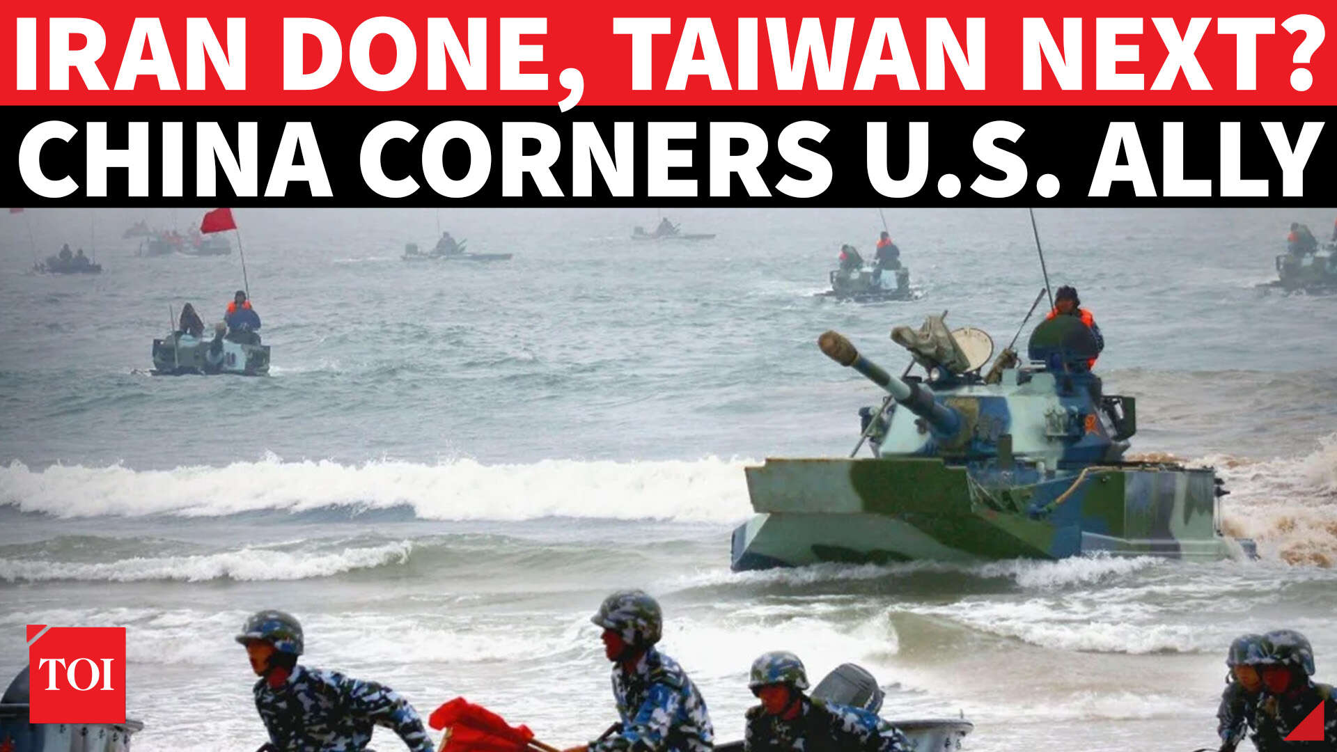 Xi greenlights invasion? China surrounds Taiwan with warships, fighter ...