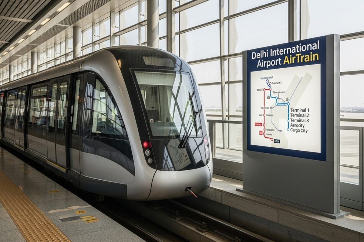 India’s first driverless air train planned at IGI airport; check route ...