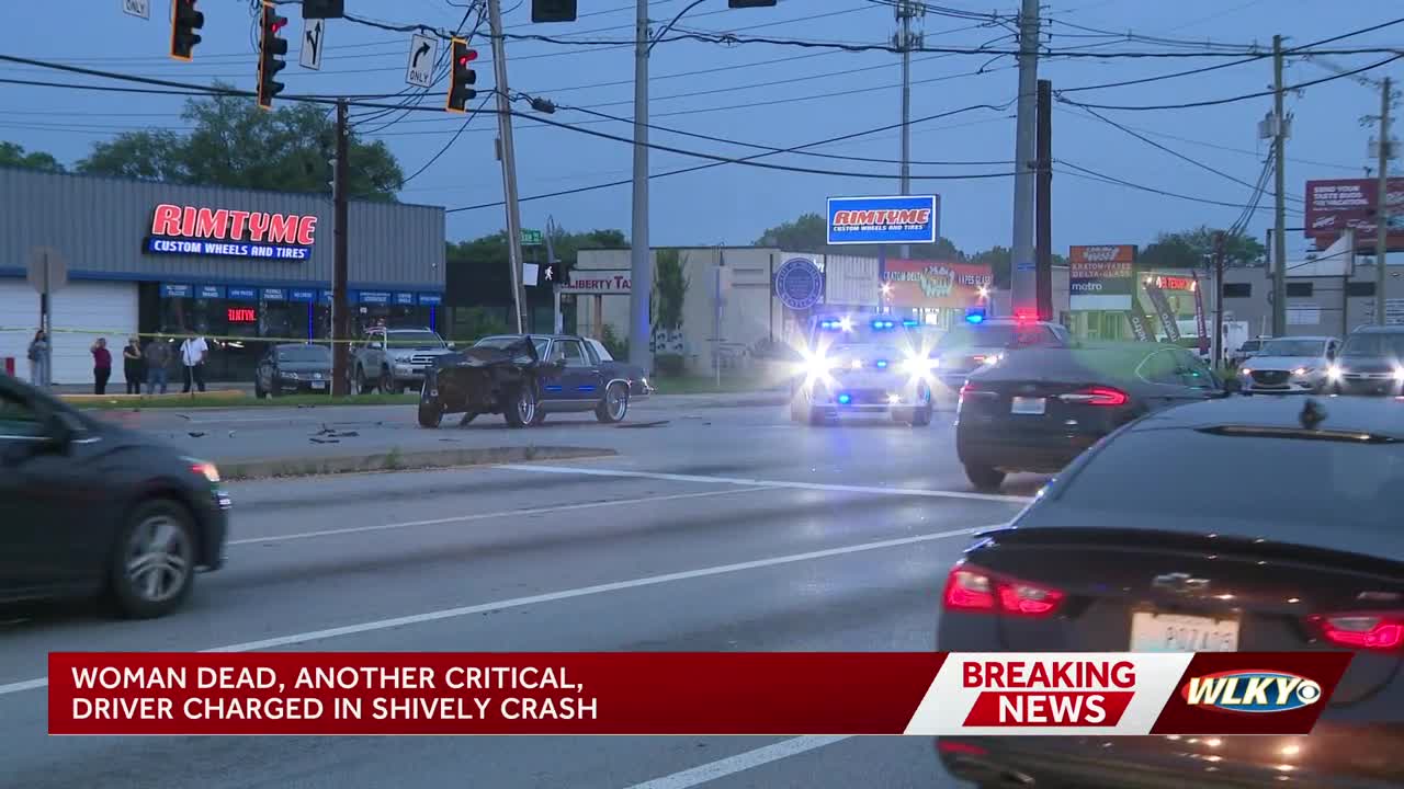 Woman dead, another critical after crash in Shively; driver charged ...