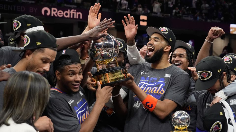 Knicks blow out Cavaliers to complete sweep and reach first NBA Finals ...