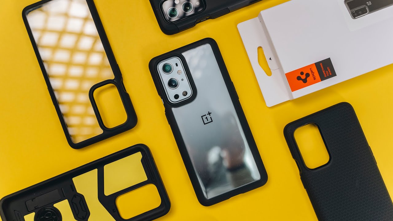 Spigen OnePlus 9 & 9 Pro case line up - Ultra Hybrid + Tough Armor ...