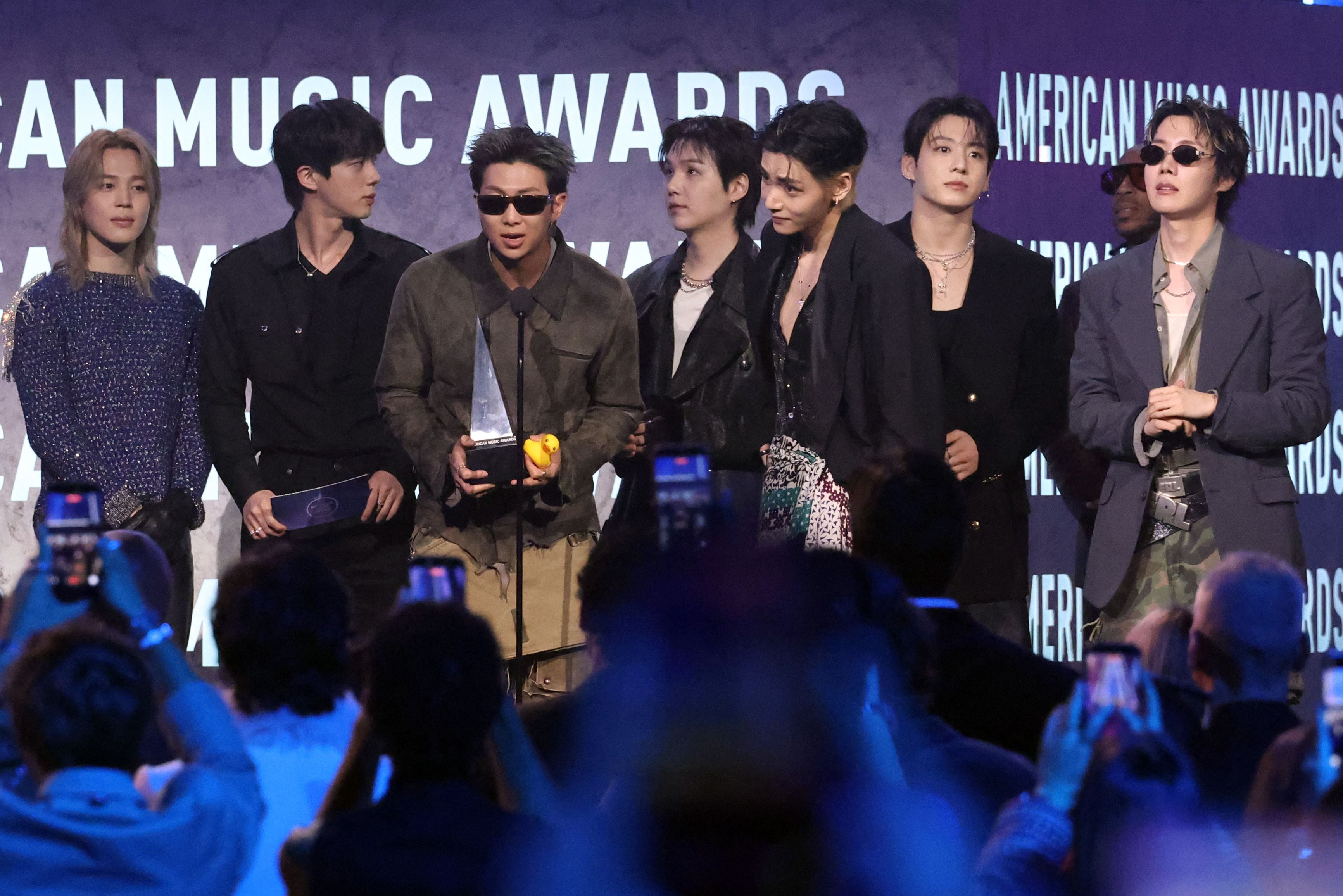 BTS wins 'Song of the Summer' at American Music Awards