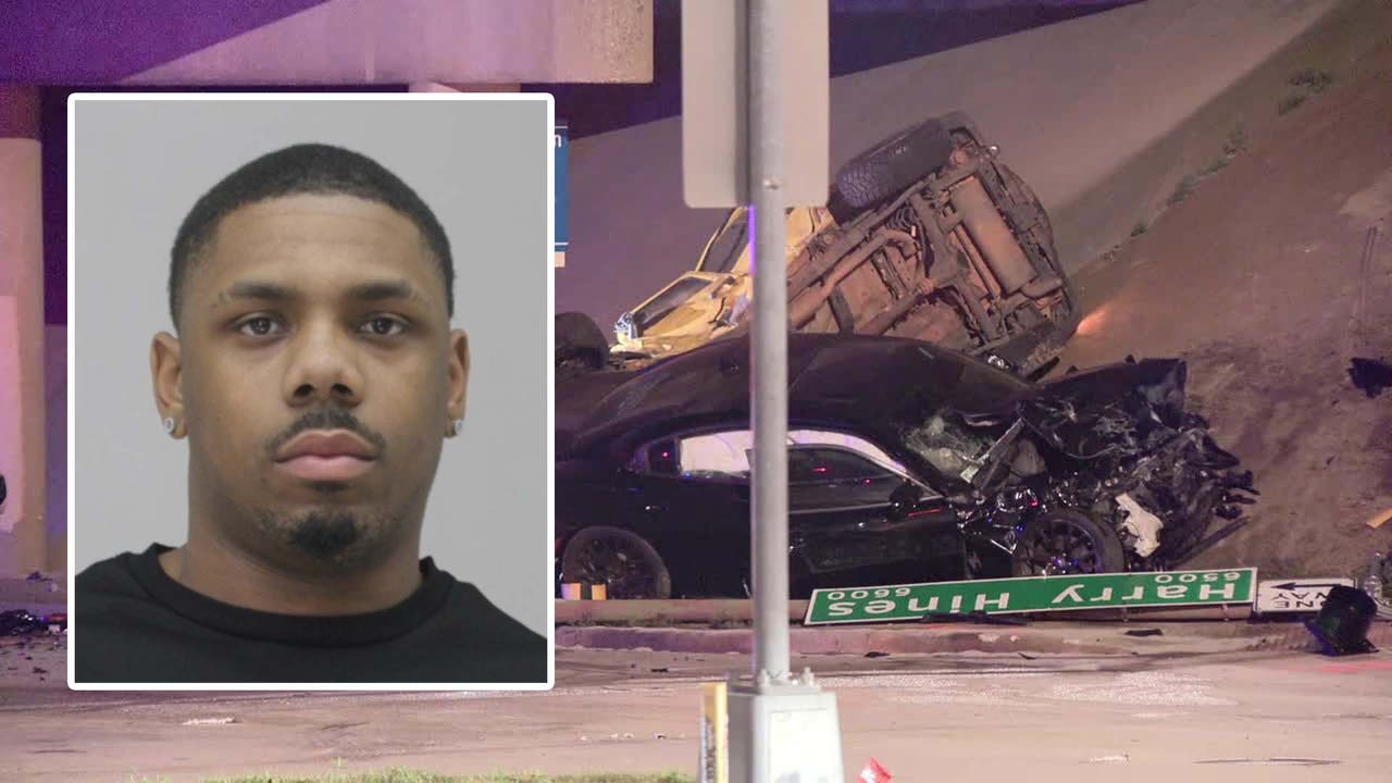 Three hospitalized, one critical, after high-speed crash pins occupants ...