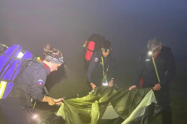 Two students rescued in Lake District after tent collapsed