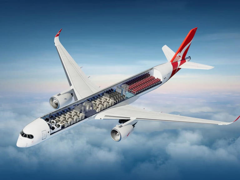 Inside Qantas’s Project Sunrise 'world’s longest flight' A350-1000ULR ...