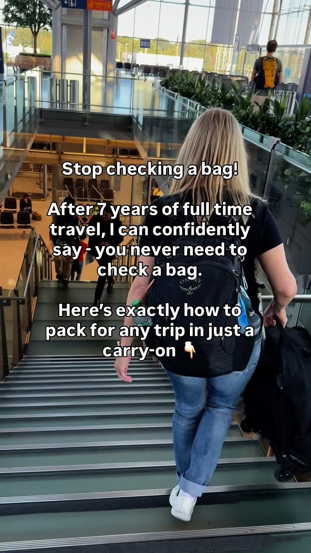 Why I never check a bag anymore