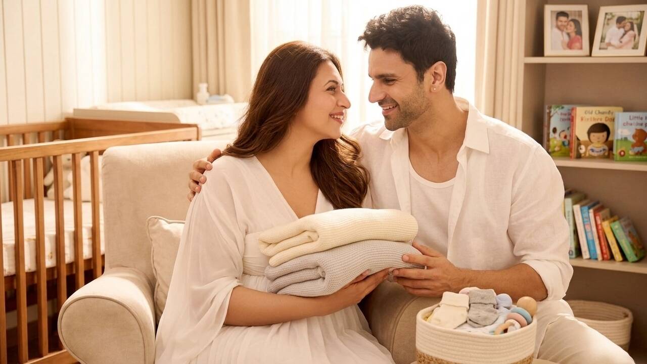 Divyanka Tripathi and Vivek Dahiya celebrate the arrival of their twin ...