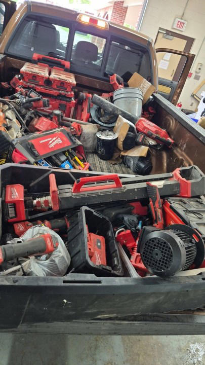 2 arrested after $40,000 worth of tools were stolen from construction crew