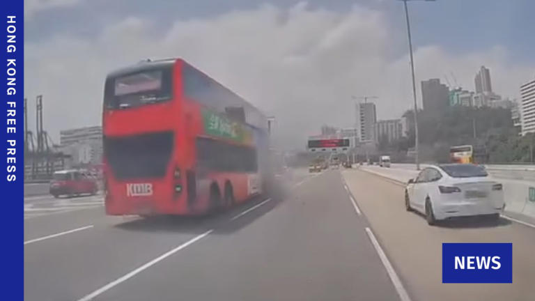 KMB bus driver arrested after collision on Tsing Kwai Highway injures 22